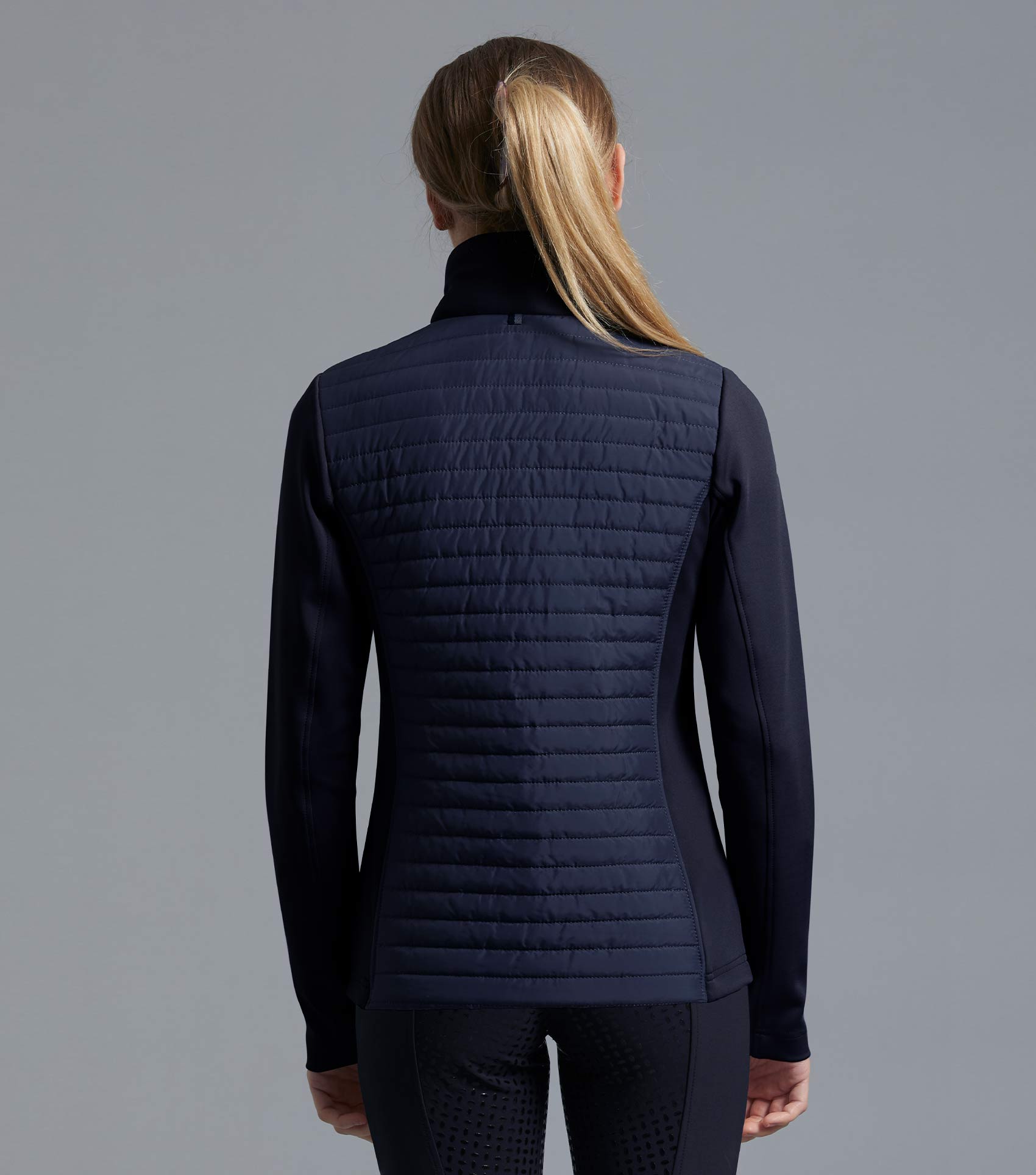 Elena Ladies Hybrid Riding Jacket Navy