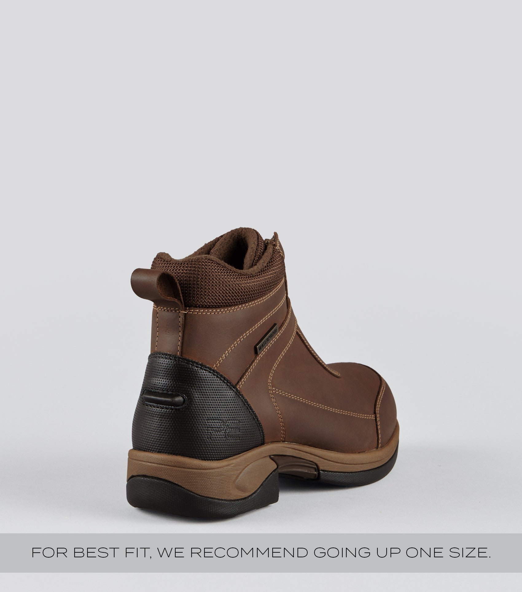 Borelli Waterproof Zipped Boots Brown