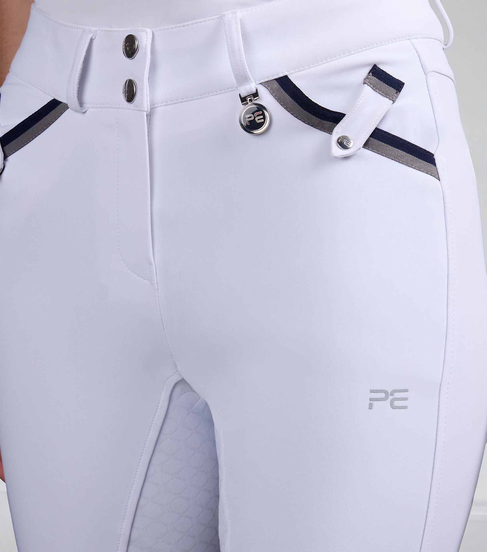 Coco Novo Womens Full Seat Competition Riding Breeches White