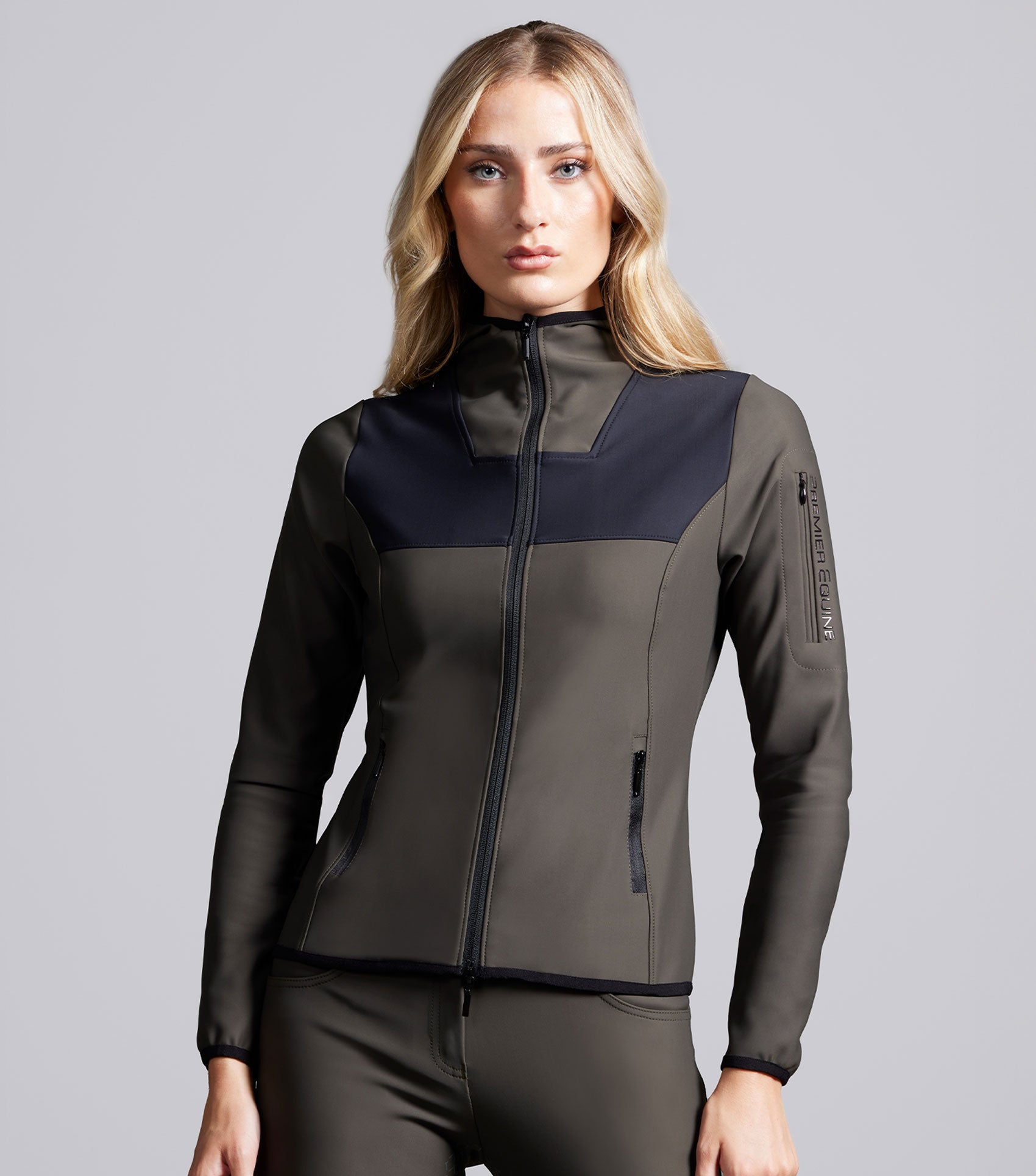 SAMPLE - Elixir Womens Softshell Jacket Mosswood