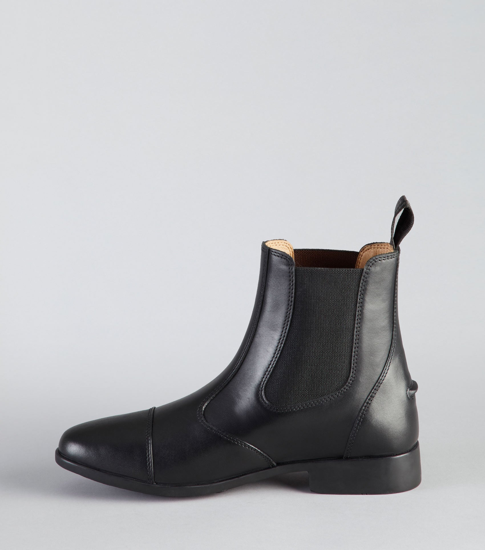 Torlano Leather Chelsea Paddock Boots Black
